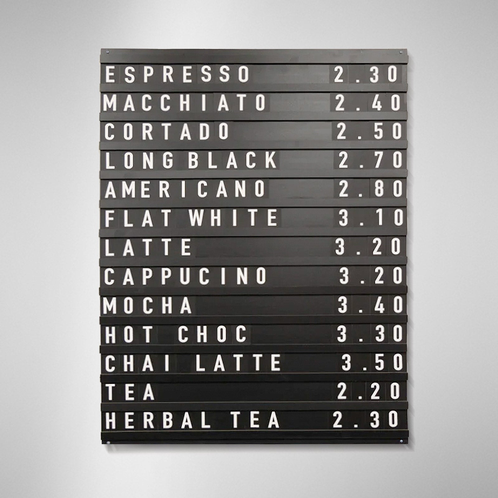 Replacement Alphabet Letter Packs for Menu Display Signs – The Goods London