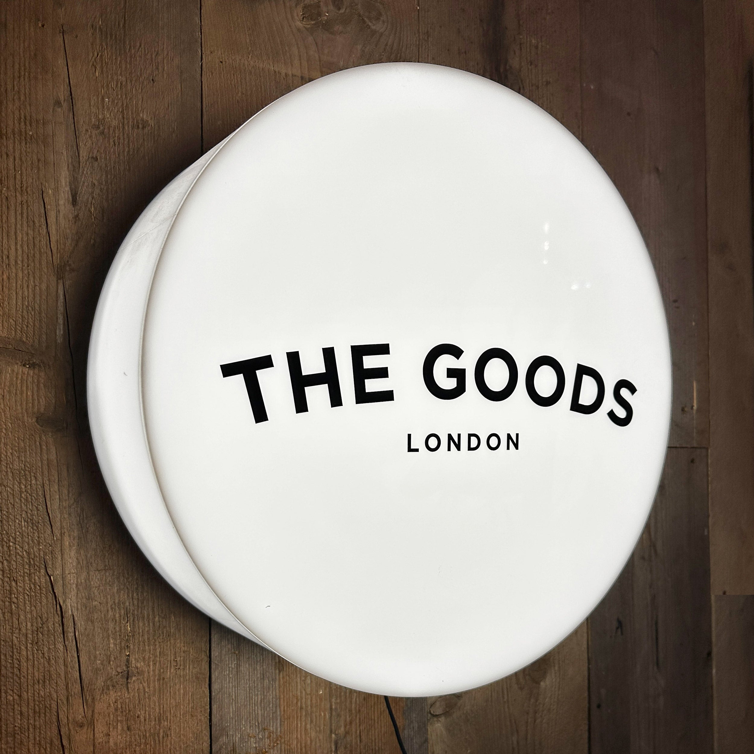 'The Enfield' - Circular or Round Acrylic Light box – The Goods London