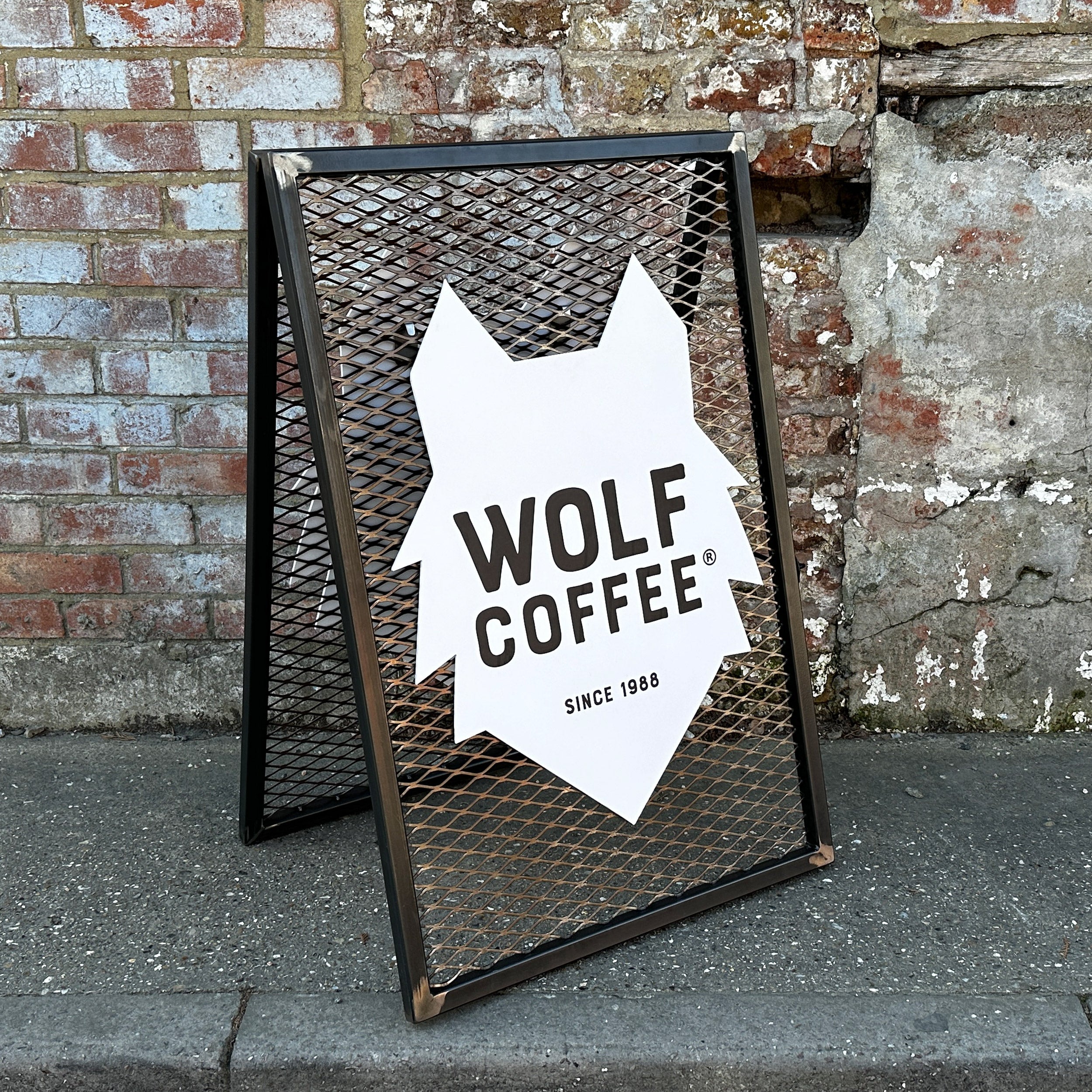 'The Barbican' - Mesh 'A' Frame Pavement Sign – The Goods London